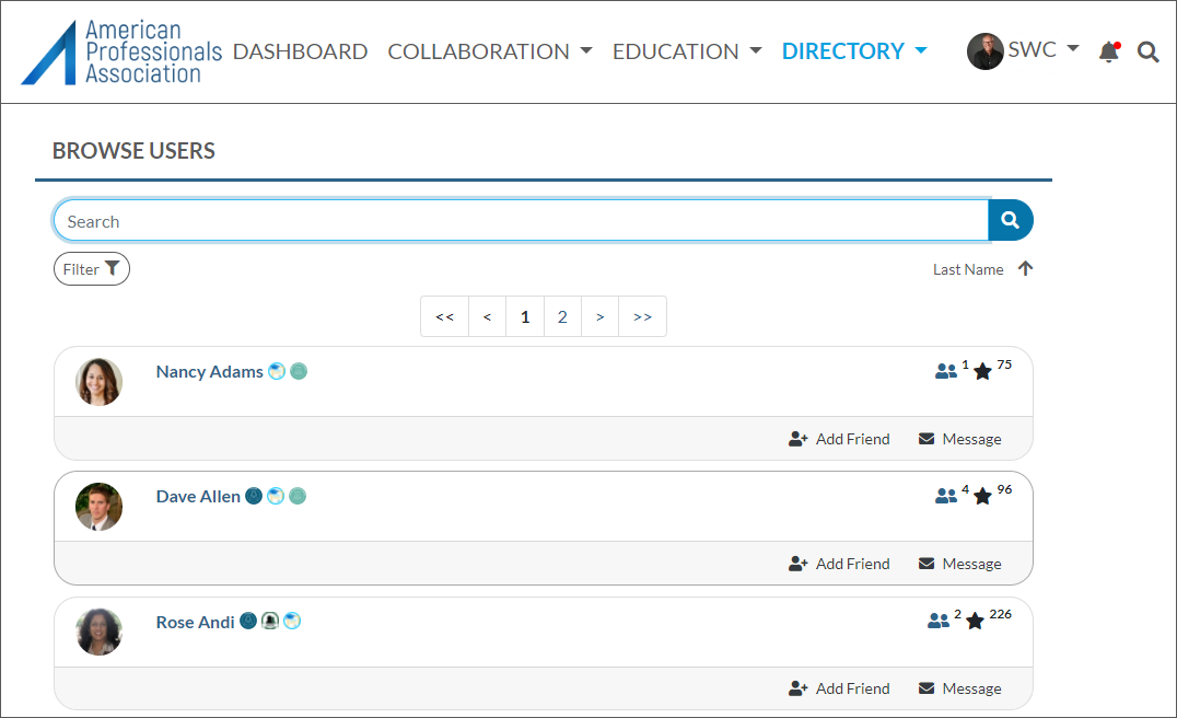 Member Directory – MC Professional