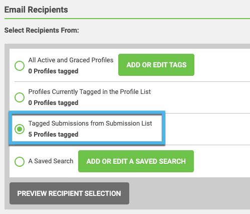 Emailing form submitters – MC Professional